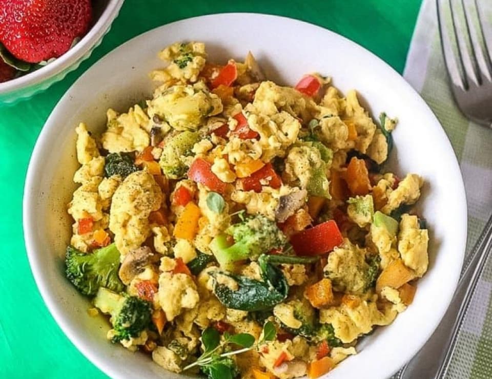 Veggie-Packed Egg Scramble